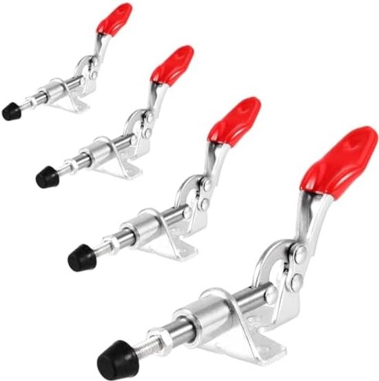 PolkaHome Snelspannerset, 4-delig - Kniehendelspanner, Push Pull Togle ...