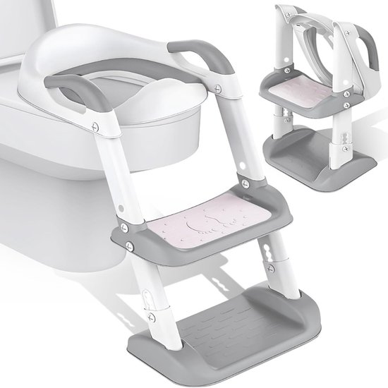 WC Verkleiner Met Trapje - Potje Peuter Met PU Bekleding ...