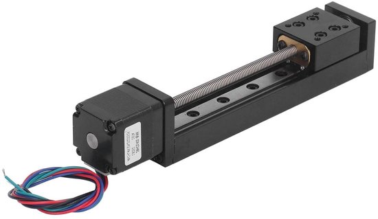 Slag Lineaire Tafel 100mm voor X Y Z Assen met 28 Stappenmotor - Single ...