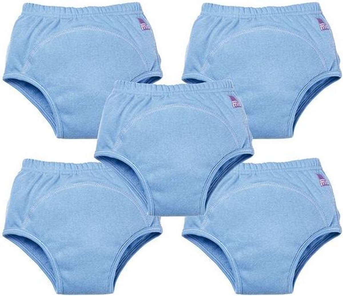 Wasbare oefenbroek 1 stuk luierbroek trainingsbroek licht blauw ouder ...