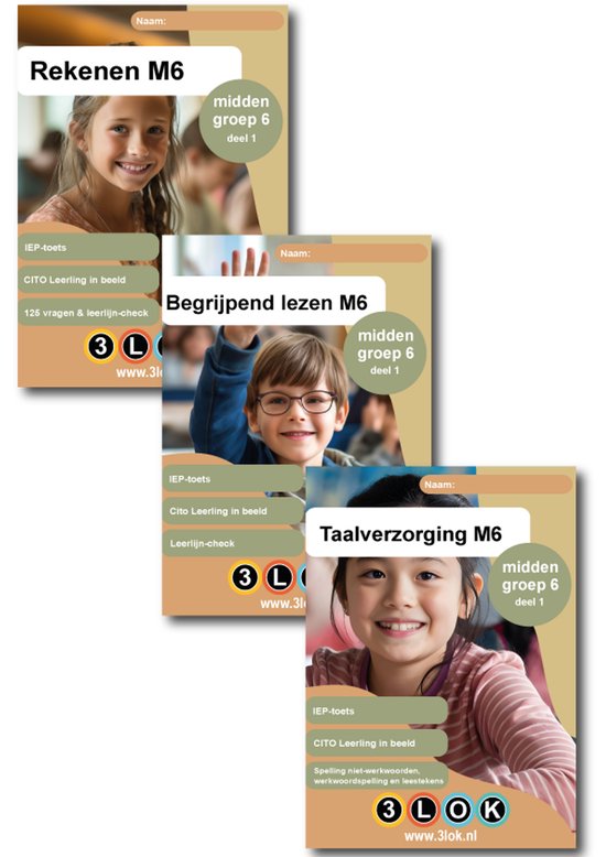 CITO oefenboeken voordeelset Rekenen, Begrijpend lezen & Taalverzorging groep 6 - M6 -... | bol
