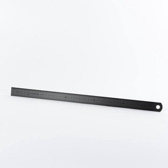 Het Melkmeisje 722150 Maatlat - RVS - 500 x 30 x 1,0mm | bol