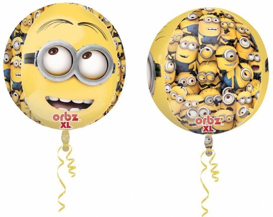 Minion Helium Ballon Bal 43cm leeg | bol.com