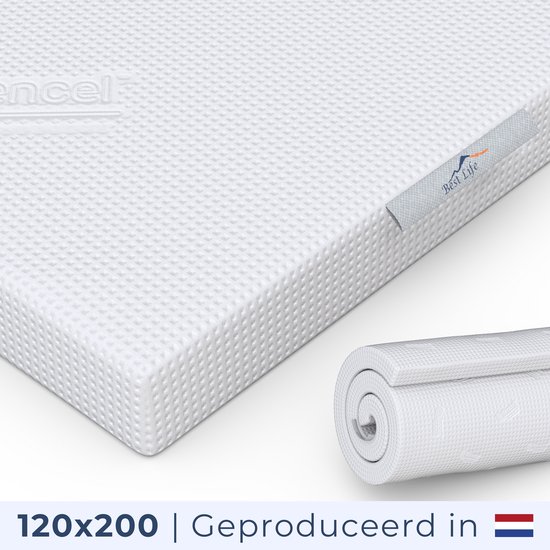 Best Life Topper Matras 120x200 cm - Matrastopper - Topdekmatras 8 CM | bol