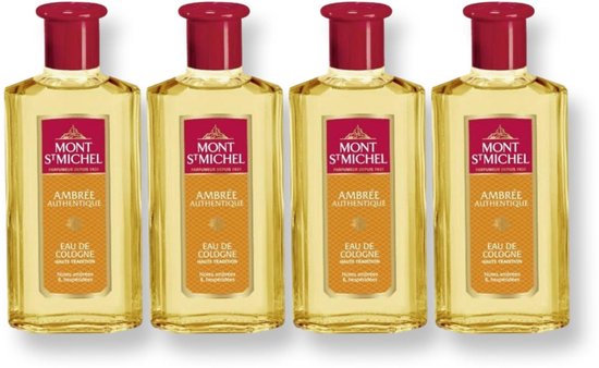 Mont St Michel Parfum Eau De Cologne Naturelle Classique Bottle 4 X 250 ...