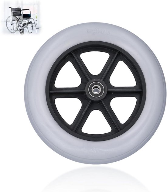 10 Inch Wiel Vervanging Rolstoel Voorwiel Walker Caster Band Platte ...
