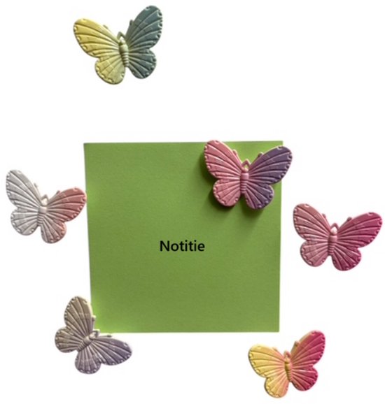 TLVX 6 stuks Mooie Vlinder Magneten 3D / Vrolijke Koelkast Magneten ...