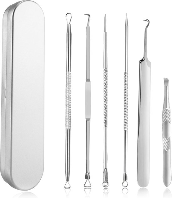 Complete Comedonen Knijperset - 6-delige Set voor Effectieve Acne en ...