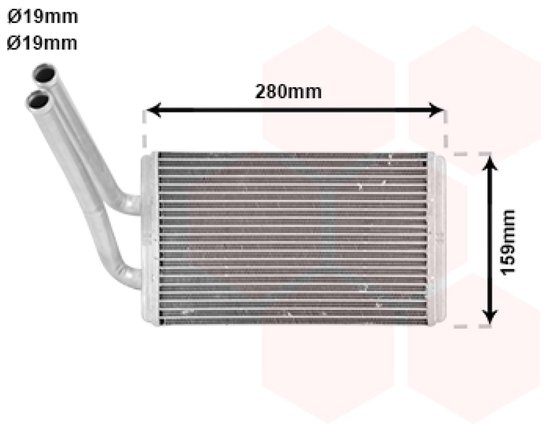 KACHEL RADIATEUR VOOR CHEVROLET CAPTIVA 2006-2011 4803904 | bol