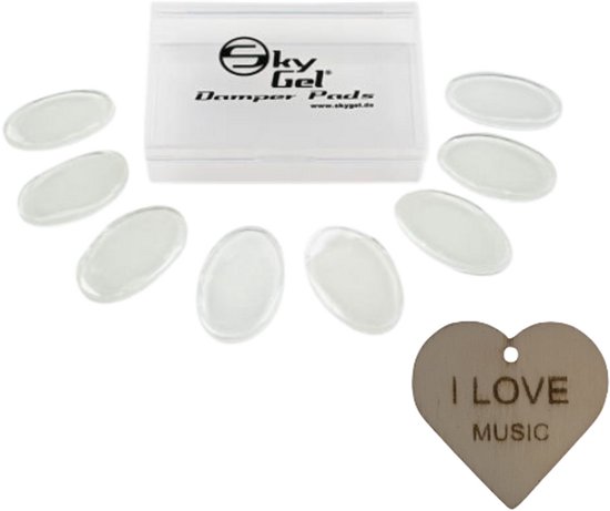 SkyGel Damper Pads – Set van 8 Gel Pads voor Drum & Percussie ...