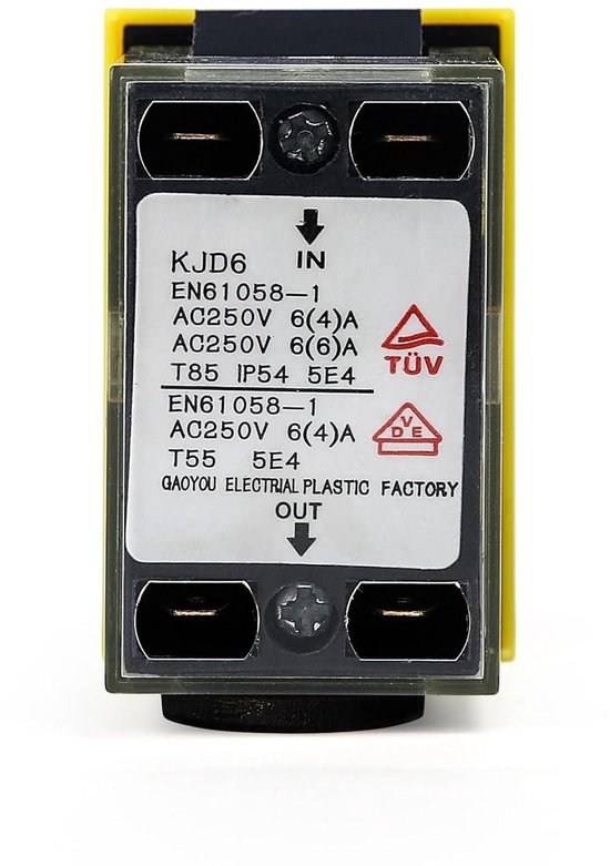 Electromagnetic Switch NVR Switch KJD6 5E4 AC 250V 6A Waterproof Push ...