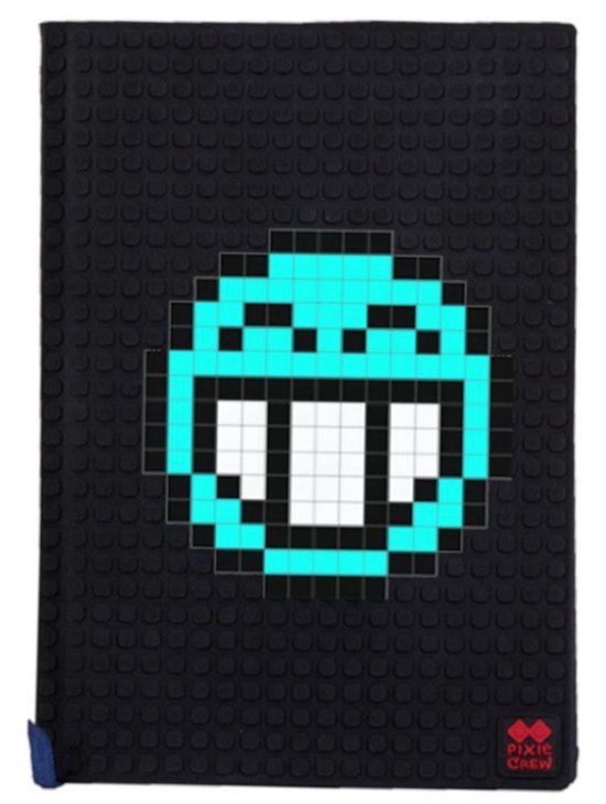 Pixie Crew Dagboek Met Siliconen Paneel A5 Zwart | bol