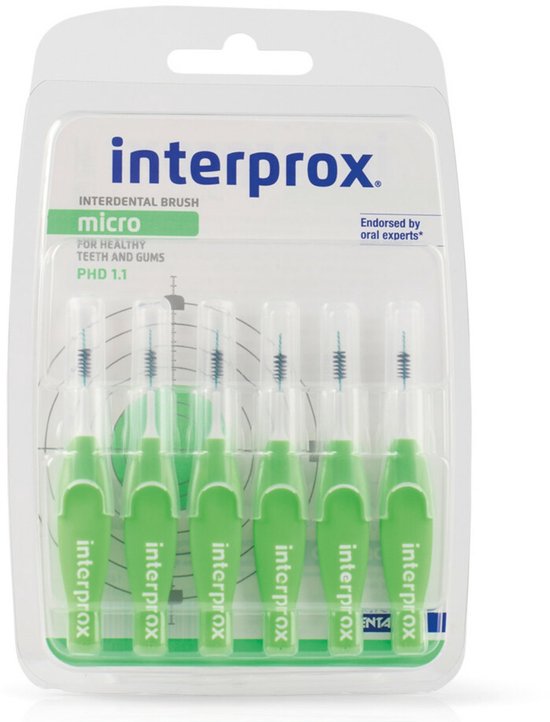 3x Interprox Ragers Micro 0.9 Groen Blister à 6 stuks | bol