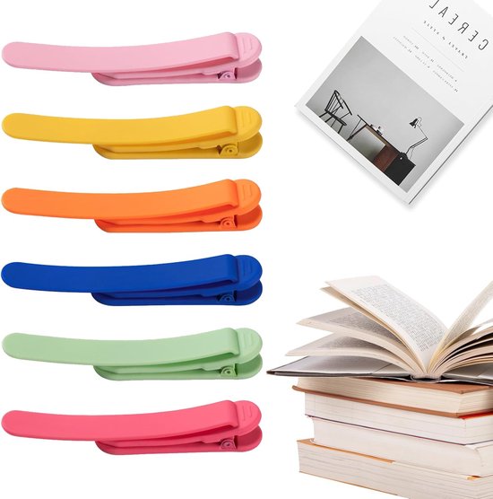 6 stuks automatische boekenleggers voor kinderen - siliconen ...
