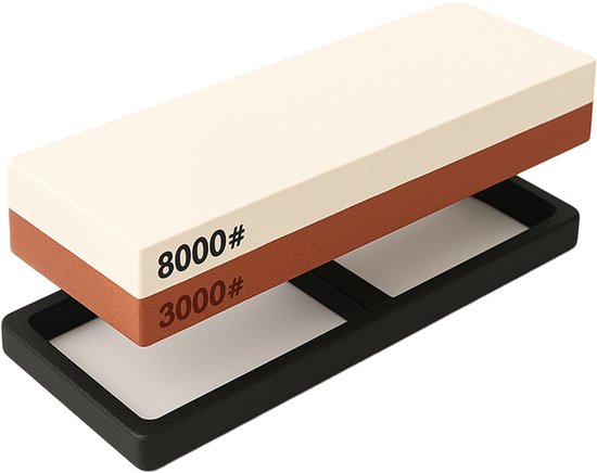 Sumisu Knives - Japanse Slijpsteen - Wetsteen - Combinatieslijpsteen ...