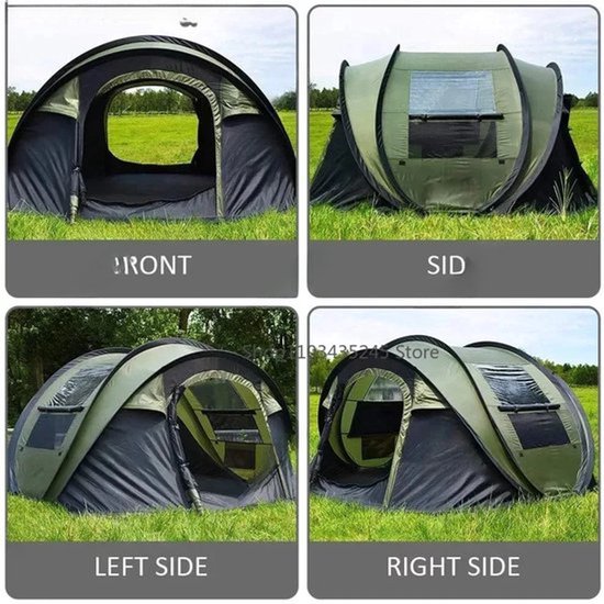 Collox Pop up-tent - Kamperen - Regenbestending - Geschikt voor 3 tot 4 ...