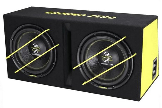 Ground Zero Iridium GZIB 2.12SPL dubbele 12inch subwoofer | bol