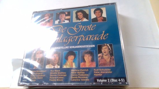 DE GROTE SCHLAGERPARADE VOLUME 2 READER'S DIGEST CD 4 EN 5, Freddy Breck | Muziek | bol