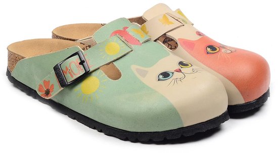 Goby Sunny Paws – Dames Clogs - Muilen – Vegan – Handmade – Maat 42 | bol