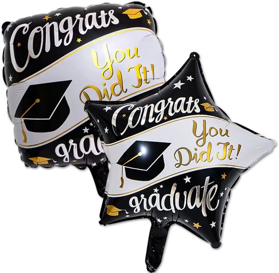 BTH - Ballon - Geslaagd Versiering - Ballonnen - Graduation Ballonnen ...