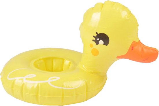 Opblaasbare Drankhouder voor Zwembad – Eend, Flamingo, Ananas Varianten ...
