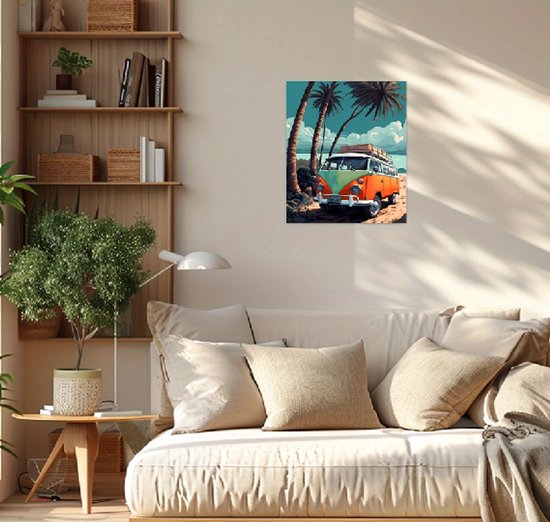 Schilderen op nummer - Vintage Bus - Acrylset - Bus - Vintage ...