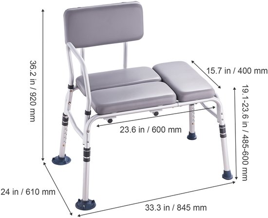 Bad Transfer Bank voor Badkuip 500 Lbs, Douche Stoelen voor Volwassenen ...