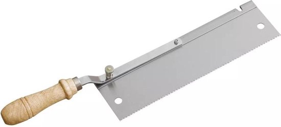 wolfcraft - Fijne zaag 255mm - Fijnzaag - Kapzaag met gebogen handgreep ...
