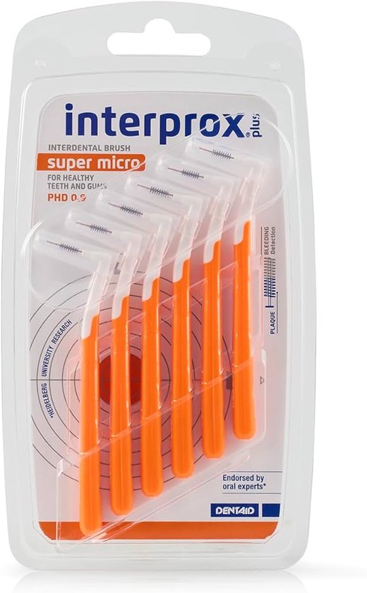 Interprox Plus Super Micro - 2.0 mm - Oranje - 3 x 6 stuks ...