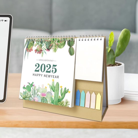 Bureau Kalender 2025 - Bureaukalender 2025 Staand - Bureau Kalender ...