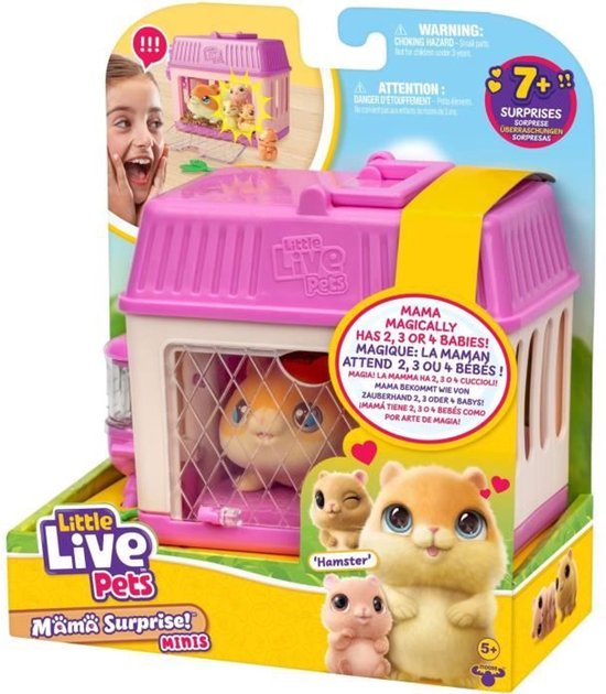 Little Live Pets - Mama Surprise Mini Playset Hamster | bol