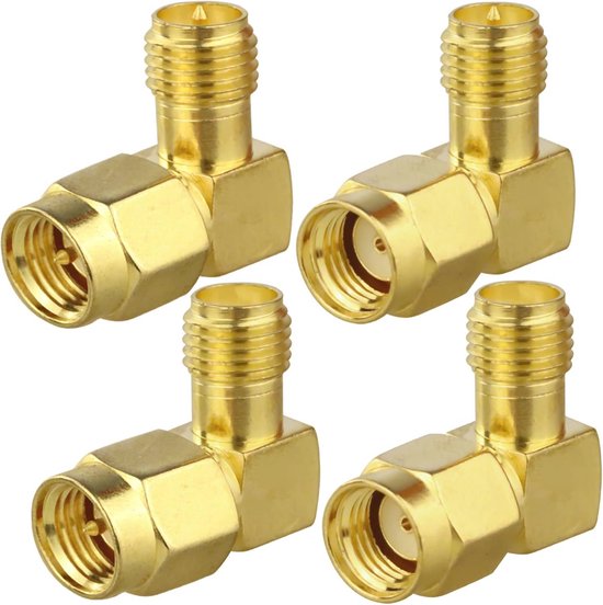 90 Graden SMA Naar Haakse Connector Kit - Coaxiale Adapter voor 2G/3G ...