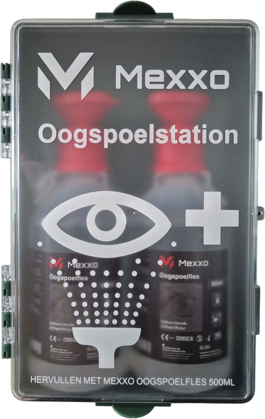 Mexxo Oogspoelstation - Oogdouche - 2 flessen 500ML - Incl ...