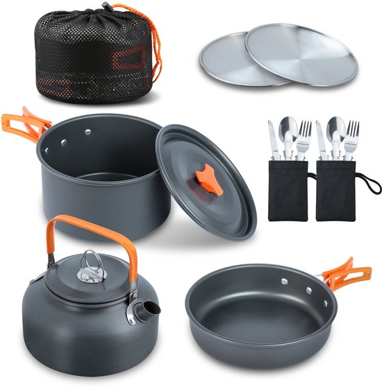 Kook set Camping - Camping kook set - Camping kookstel - Kookstel ...