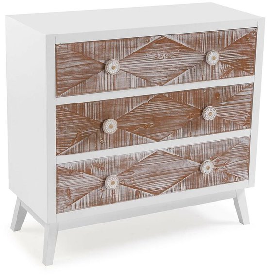 Ladenkast Versa Sira Dennenhout Hout MDF 34 x 76 x 80 cm | bol