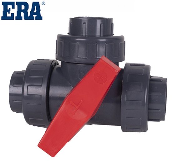 ERA Pvc kogelkraan T-stuk (3-weg) 50mm | bol