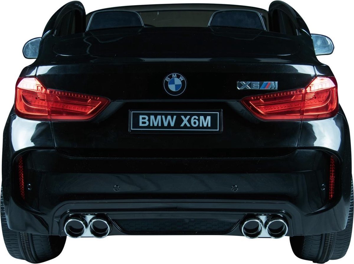 Elektrische Kinderauto BMW X6M Zwart 12V Met Afstandsbediening 2 ...