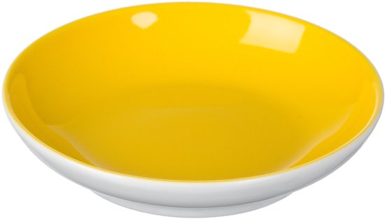 Set van 4 kommen 10cm plat geel Doppio - Ritzenhoff 64292 | bol