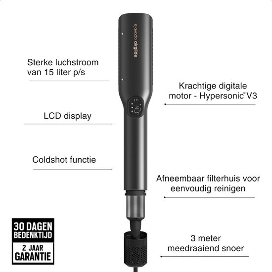 Navado Airglide Airstraight - Stijltang Wet-to-Dry - Föhn & Stijltang 2 ...