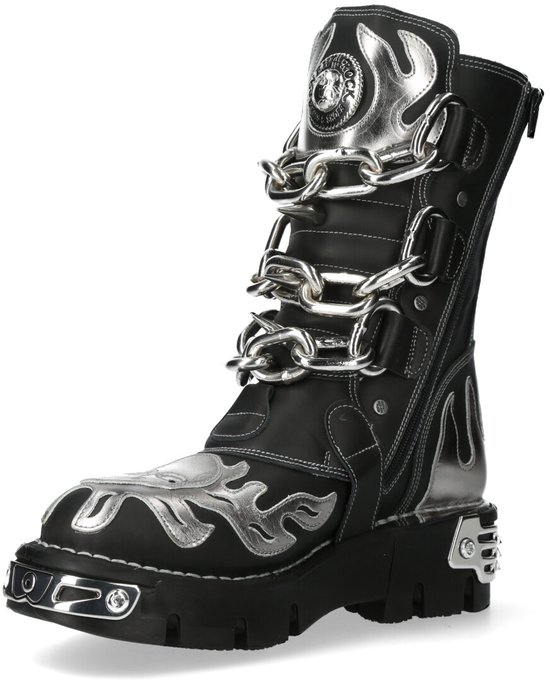 New Rock - M-727-S6 - Chain and flame boots - Mt.44 | bol