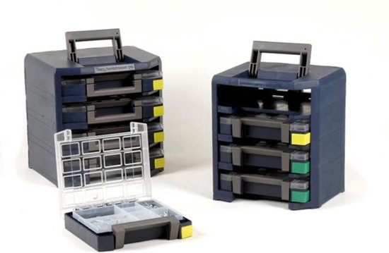 Raaco Assortimentsdoos - HandyBoxxser - Met 4 stuks Boxxser 55 ...