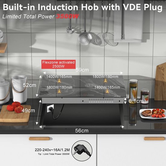 Inductie kookplaat - Induction Hob - Induction Cook Top - Inductie ...