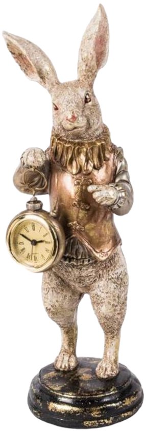 Het witte konijn met klokje van Alice in Wonderland | bol