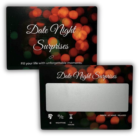 Date Night Surprises - Date ideas - Spel voor koppels - Romantisch Date ...