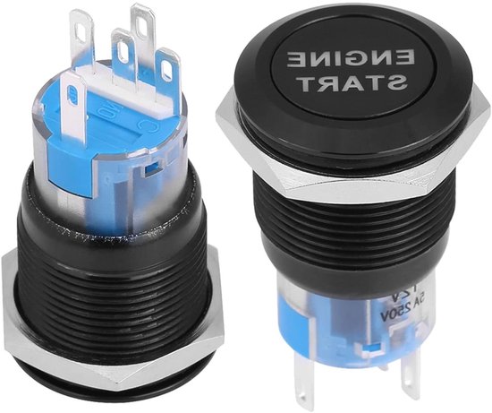 12 V auto-startschakelaar ontstekingsschakelaar motorstartknop drukknop ...