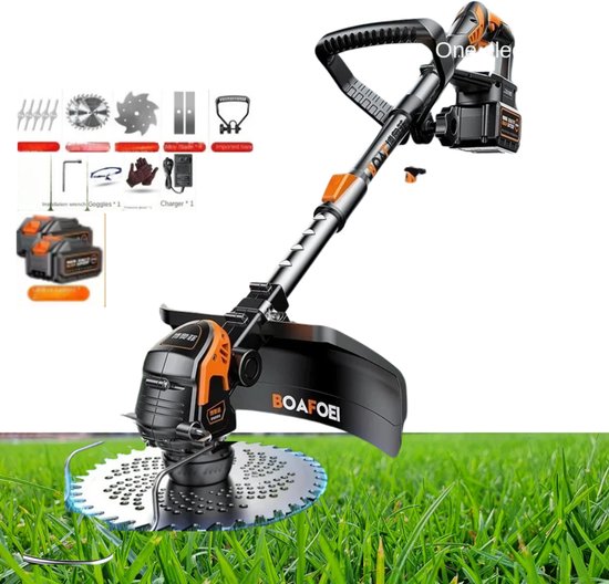 Coupe-bordures électrique Livano - Sans fil - Avec batterie - Voegenborstel -... | bol