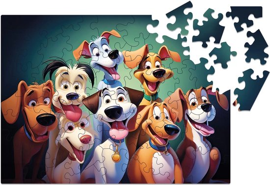 Milliwood - DT530 Houten Puzzel Honden | 3D Puzzels bouwpakket | Hobby ...