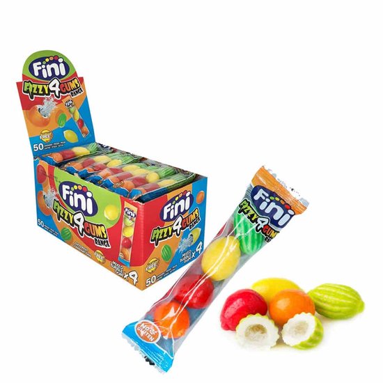 Fini Fruit Salad Gum 4-pack - 50 stuks | bol