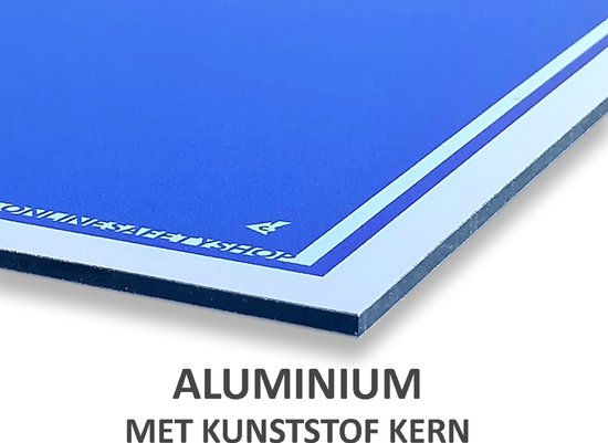 Dit Terras is ROOKVRIJ - Bord 30x40 cm - Aluminium | bol