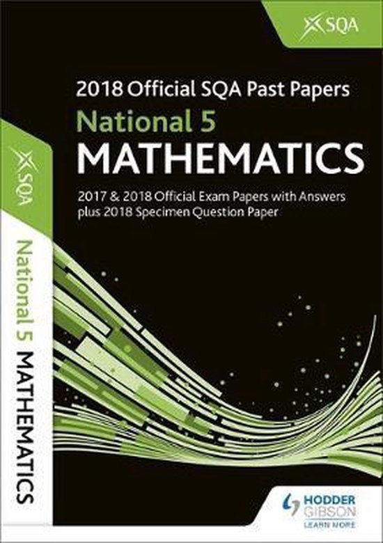 National 5 Mathematics 2018-19 SQA Specimen and Past Papers with ...